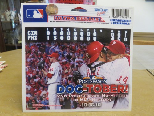 PHILADELPHIA PHILLIES "DOC-TOBER!" ROY HALLADAY NO-HITTER 10/06/2010 ...