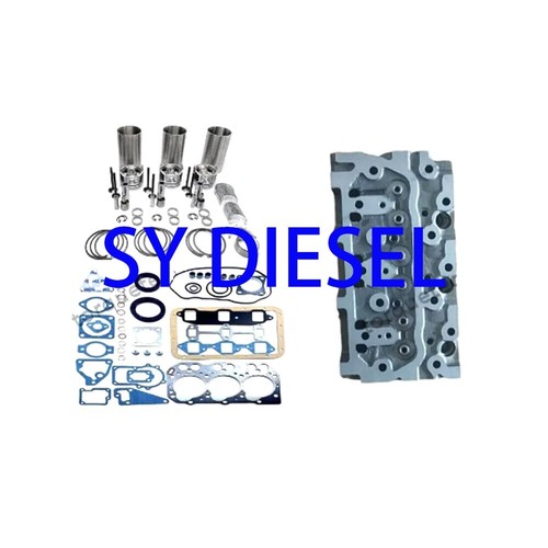 3TNA72 Engine Rebuild Kit+ Bare Cylinder Head for Yanmar Engine FF165 ...