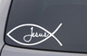 Jesus Fish car decal sticker religious | eBay