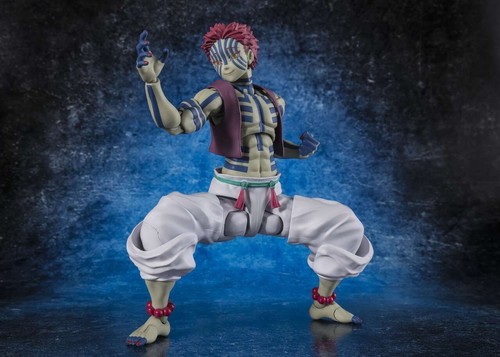 PREORDER AUGUST 2025 DEMON SLAYER FIGURINE AKAZA 15cm SH FIGUARTS ...