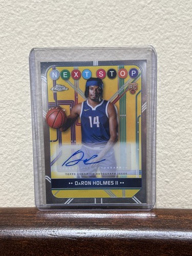 2024-2025 Topps Chrome DaRon Holmes II Next Stop Signatures RC Auto | eBay