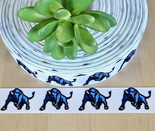 7/8" (1 YD) Buffalo University Grosgrain Ribbon Buffalo Bulls ...