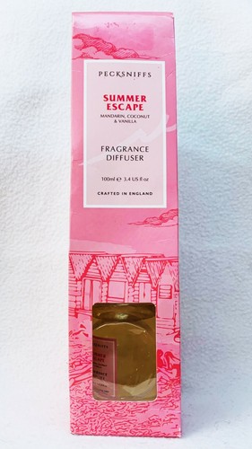 1 Pecksniff's Reed Diffuser SUMMER ESCAPE Fragrance Diffuser KIT 3.3 fl ...