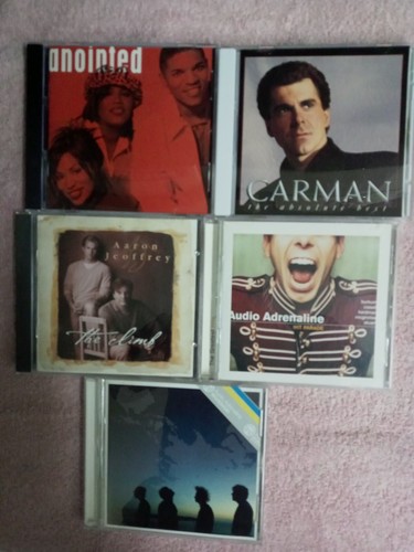 5 Christian Cd Bundle ( Anointed, Carman, Aaron Jeoffrey, Audio ...