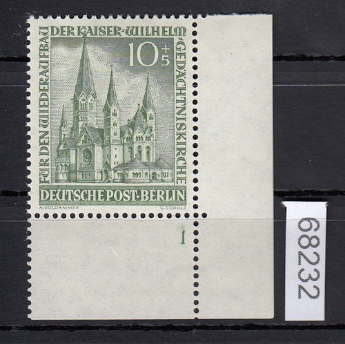 Berlin 1953, Mich. No.: 107 ** Corner Edge Form No. 1 | eBay