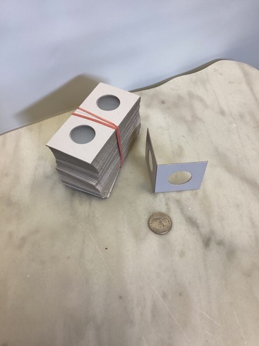 100 2x2 Mylar US Quarter Coin Flip Storage | eBay