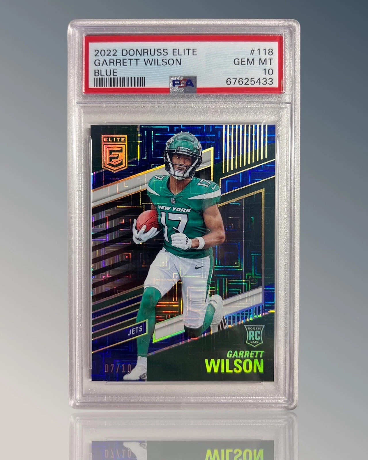Garrett Wilson 2022 Elite #118 Blue /10 Price Guide - Sports Card Investor