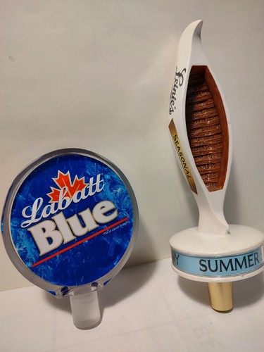 Two Beer Tap Pull Handles. Labatt Blue, Leinenkugel's Summer Shandy. | eBay