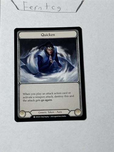 Flesh and Blood Quicken Token NM Dusk till Dawn Ships Same Day! | eBay