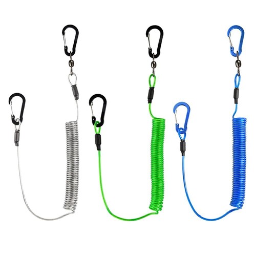 Kayak Paddle Leash Fishing Pole Tether Fishing Lanyard Stretchable ...