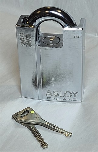 ABLOY PL362 Steel Grade 6 Padlock - Silver for sale online | eBay