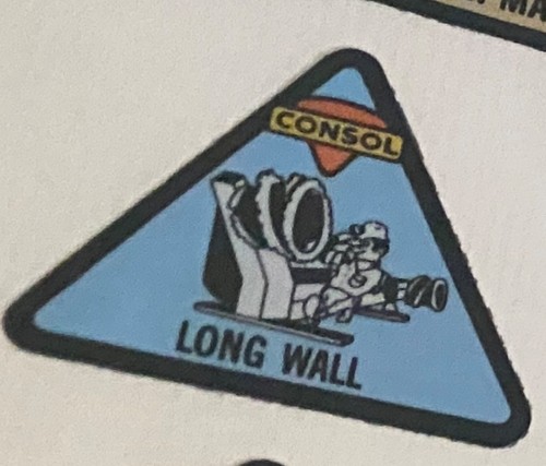 nice Consol longwall job classification mining sticker | eBay