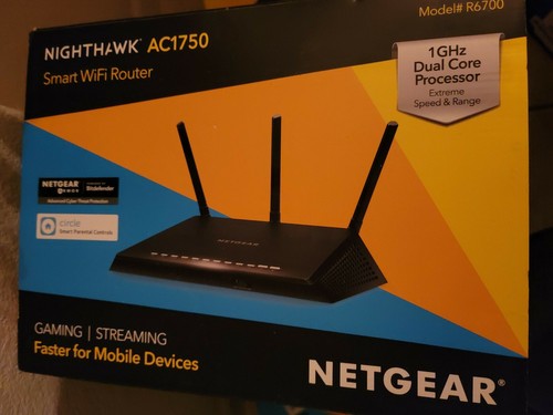 NETGEAR Nighthawk AC1750 Smart Dual Band WiFi Router R6700 | eBay