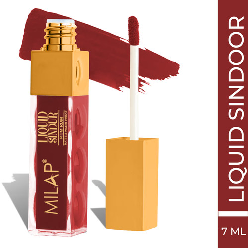 MILAP Glam Liquid Sindur - Maroon (7ml) | eBay