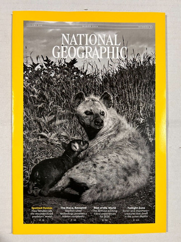 NATIONAL GEOGRAPHIC MAGAZINE MARCH 2024 SPOTTED HYENAS | eBay
