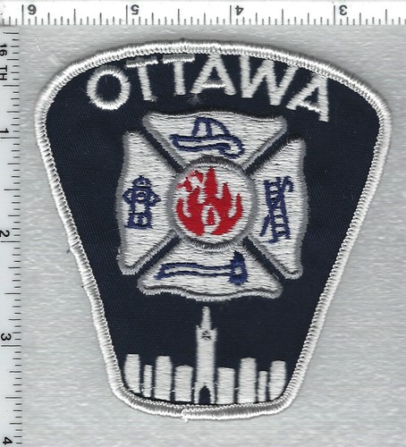 Ottawa Fire Department (Ontario, Canada) Shoulder Patch | eBay