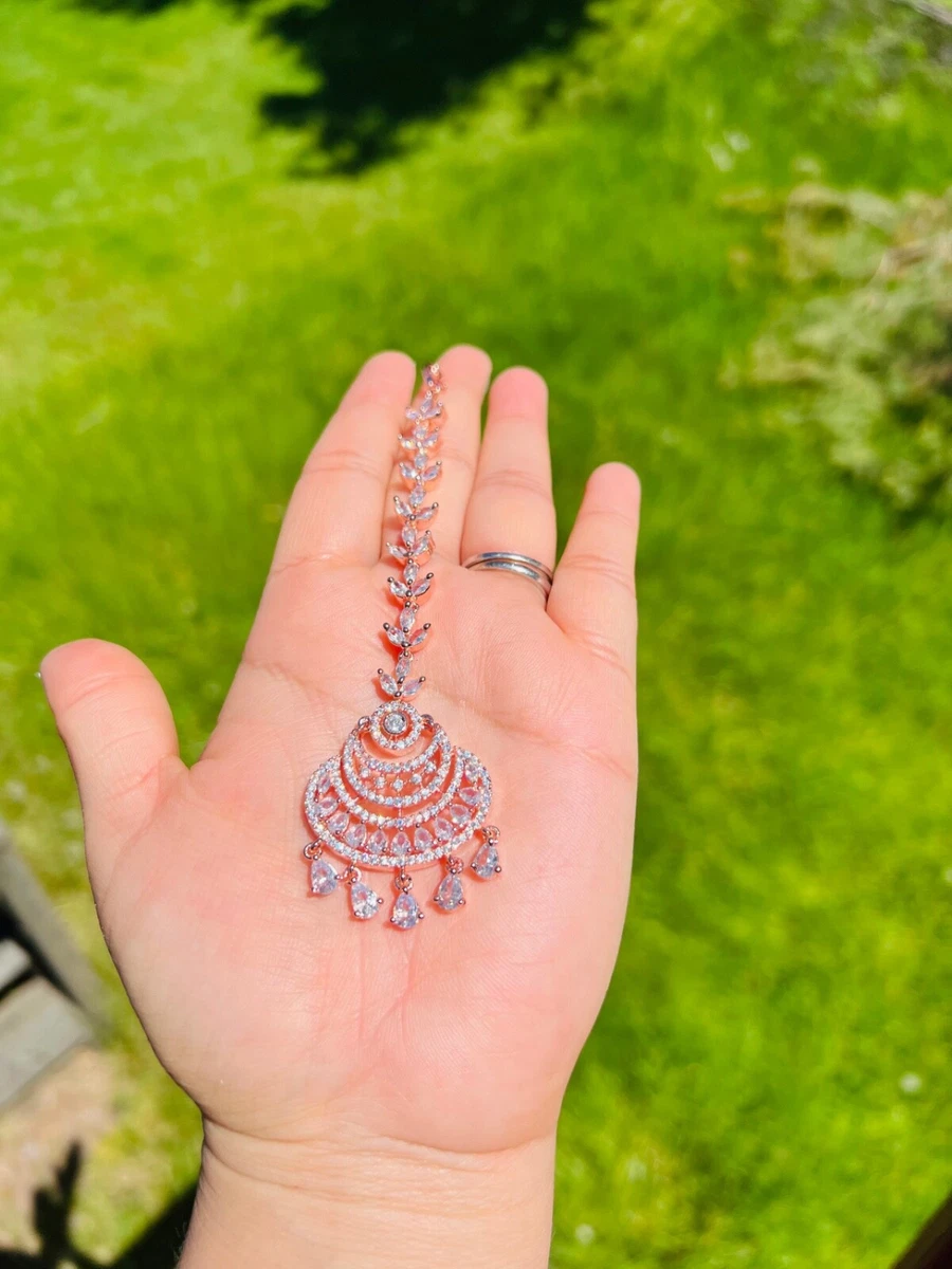 Headpiece Jewellery Fashey Sequins Head Chain Gold Forehead Chains ...