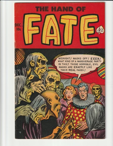 The Hand of Fate #15 (ACE Magazines (1940s-1950s) December 1952) Nice ...