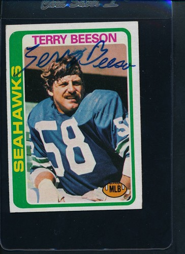 1978 Topps #313 Terry Beeson Seahawks Signed Auto *31699 | eBay