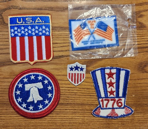 Vintage USA Bicentennial Patches 1776 - 1976 American Revolution USA ...