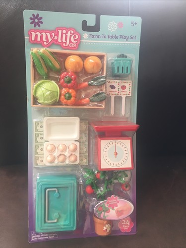 My Life as Accessories Farm to Table Garden 24 Piece Play Set for 18 ...