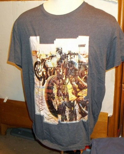 NEW William Rast heather gray t shirt sz XXL 2XL Motorcycle Motor View ...
