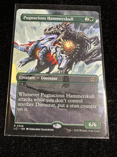 MTG Pugnacious Hammerskull (Borderless) - LCI - Ixalan - #328 - MINT | eBay