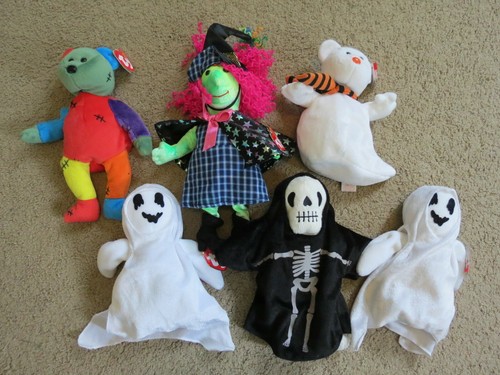 SUPER Halloween Ty Beanie Baby/Babies FrankenTeddy Sheets Scary ...