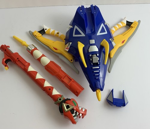 Power Rangers Dino Thunder Z-Rex Blaster Dino Bomber 2003 NOT WORKING ...