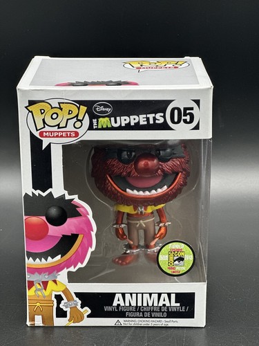 Animal (Muppets) Funko Pop - Comic Con Exclusive (Metallic) - Vaulted ...