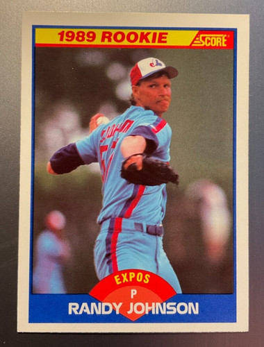 1989 Score Rookie Randy Johnson #645 Montreal Expos | eBay