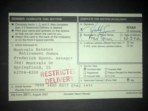 1978 UMPIRE: Fred Spenn, SIGNED Postal Card, TOUGH! | eBay