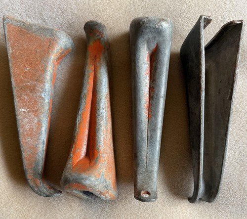Vintage Heavy Metal Pole Climbing Step Telephone Pole Lot of 4 | eBay