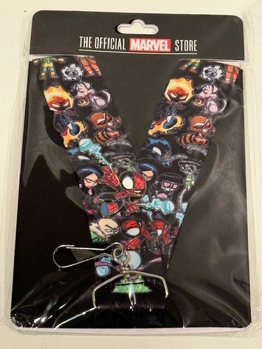 Marvel SDCC 2023 Exclusive Skottie Young Lanyard w Spiderman Pin | eBay