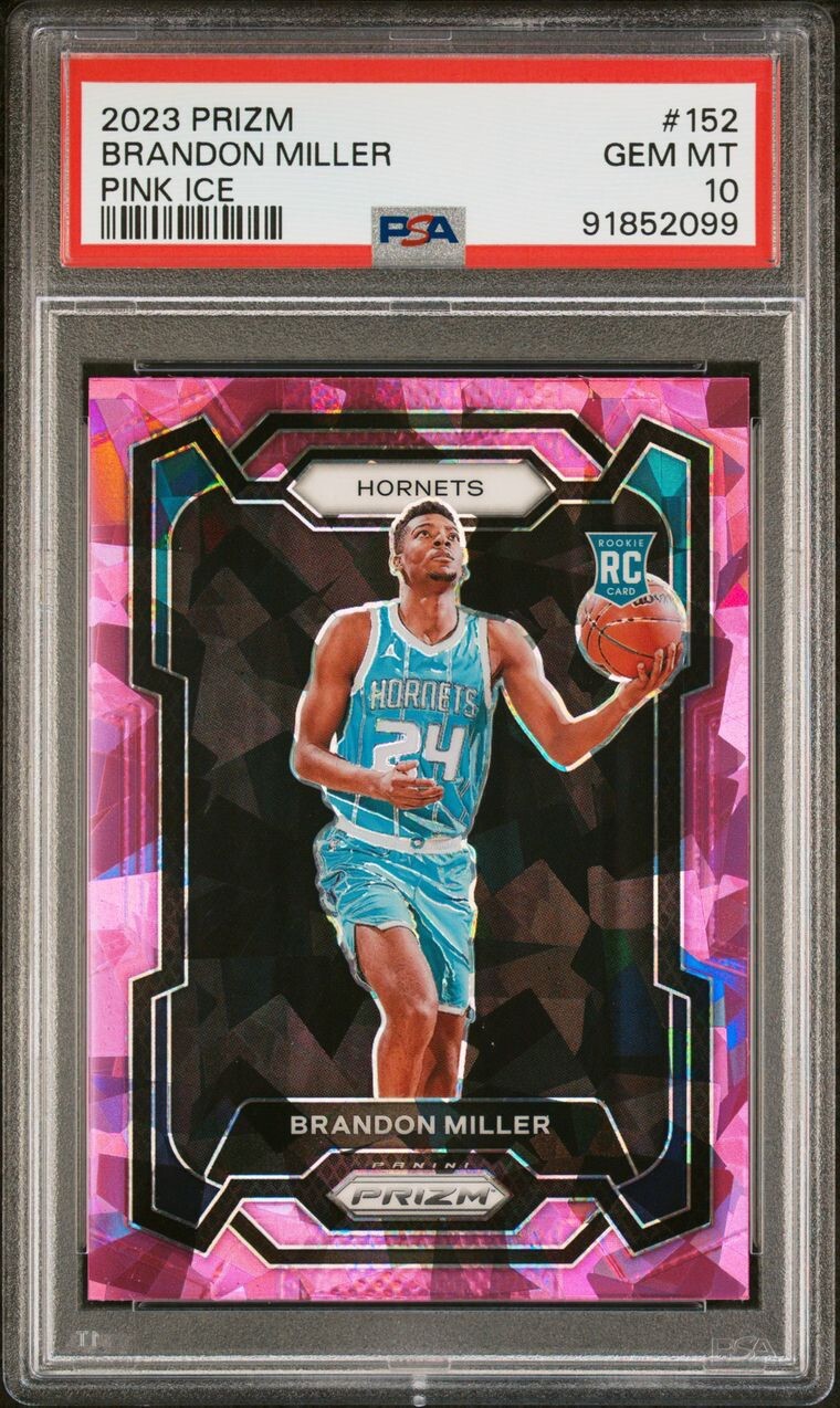 Brandon Miller 2023 Prizm #152 Pink Ice Price Guide - Sports Card Investor