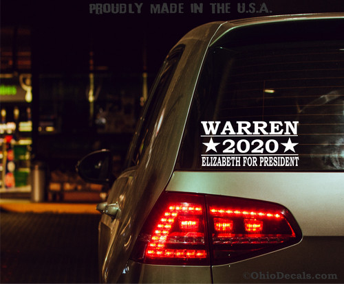 Warren 2020 Decal / Elizabeth Warren for President Decal Sticker for ...