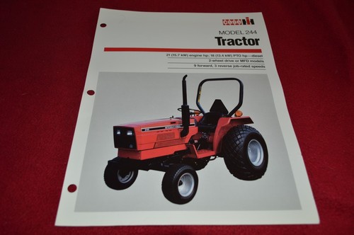 Case International 244 Tractor Dealers Brochure YABE16 | eBay