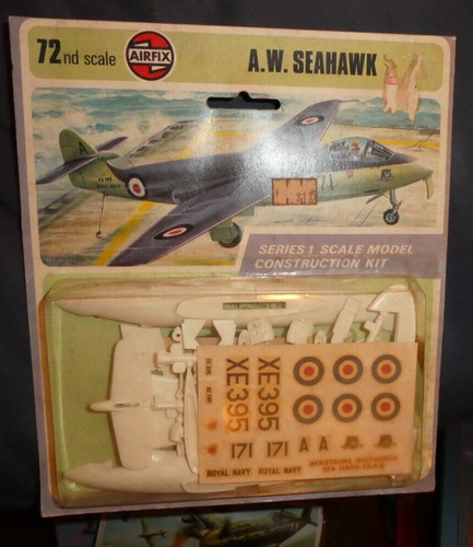Airfix #01025-2 A.W. Seahawk Series 1 Model Kit 1:72 Scale - NIB NOS | eBay