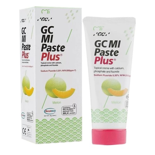 GC MI Paste Plus Topical Tooth Creme 0.20% Sodium Fluoride 40g Tube ...