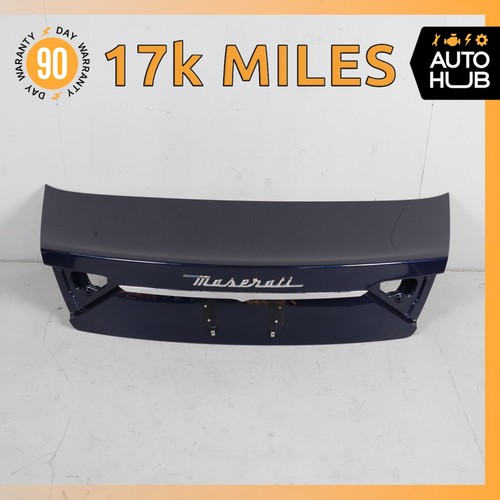 10-19 Maserati GranTurismo M145 Convertible Trunk Lid Panel Assembly ...