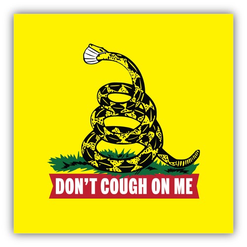 Dont Cough On Me Gadsden Flag Emblem Vinyl Sticker Bumper Decal | eBay