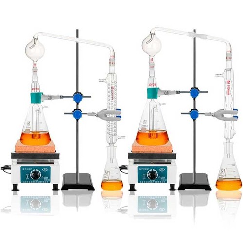 Volatile Acid Glassware Set 1000-2000ml Boiling Distillation Chemistry ...