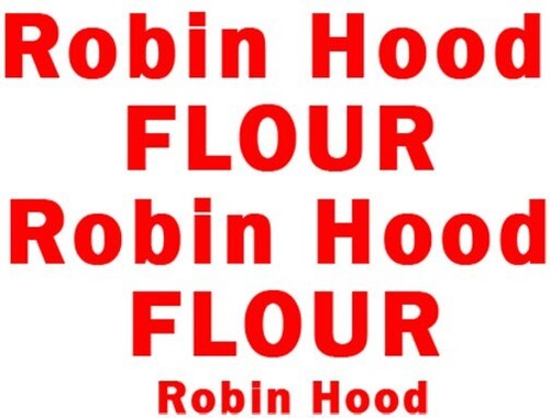 water slide decal set for Tonka Boxed Robin Hood Flour truck W/TRACKING ...