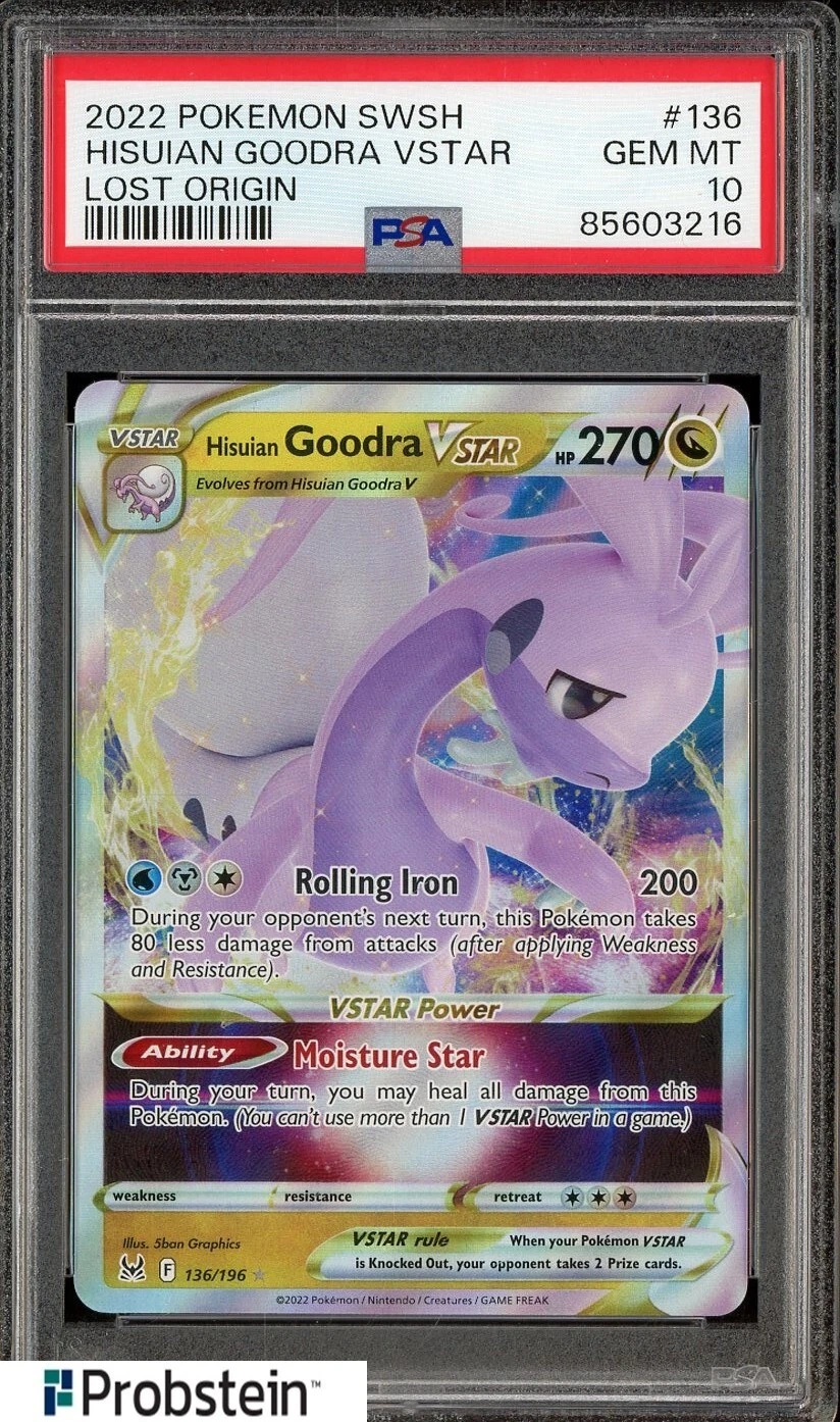 Hisuian Goodra VSTAR 2022 Sword & Shield: Lost Origin #136/196 Holo ...