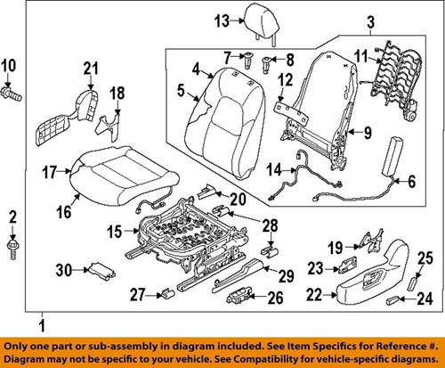 MAZDA OEM 14-25 6,CX-5 Seats Tracks Driver Seat Components-Seat Switch ...