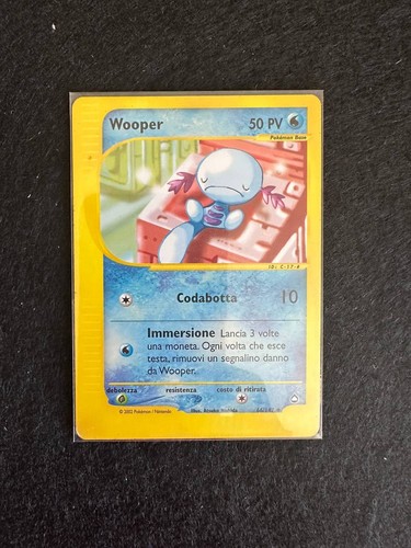 WOOPER 66/147 AQUAPOLIS CARTA POKEMON OLD ITA | eBay
