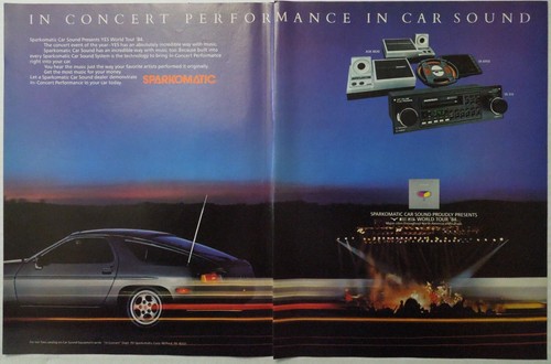 1984 SPARKOMATIC Car Stereo "YES" World Tour 2 Page Magazine Ad | eBay