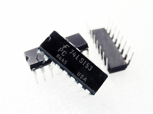 74LS153 [3pcs] Dual 4-Input Multiplexer; F74LS153 IC Fairchild; DIP-16 ...
