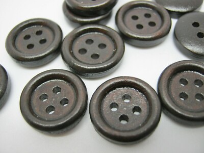 Small Brown Buttons for sale | eBay