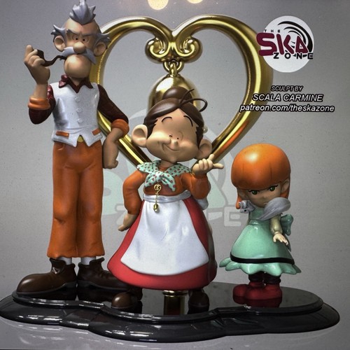 FAN ART ACTION FIGURES 3D LA SIGNORA MINU': DIORAMA in Resina , da ...